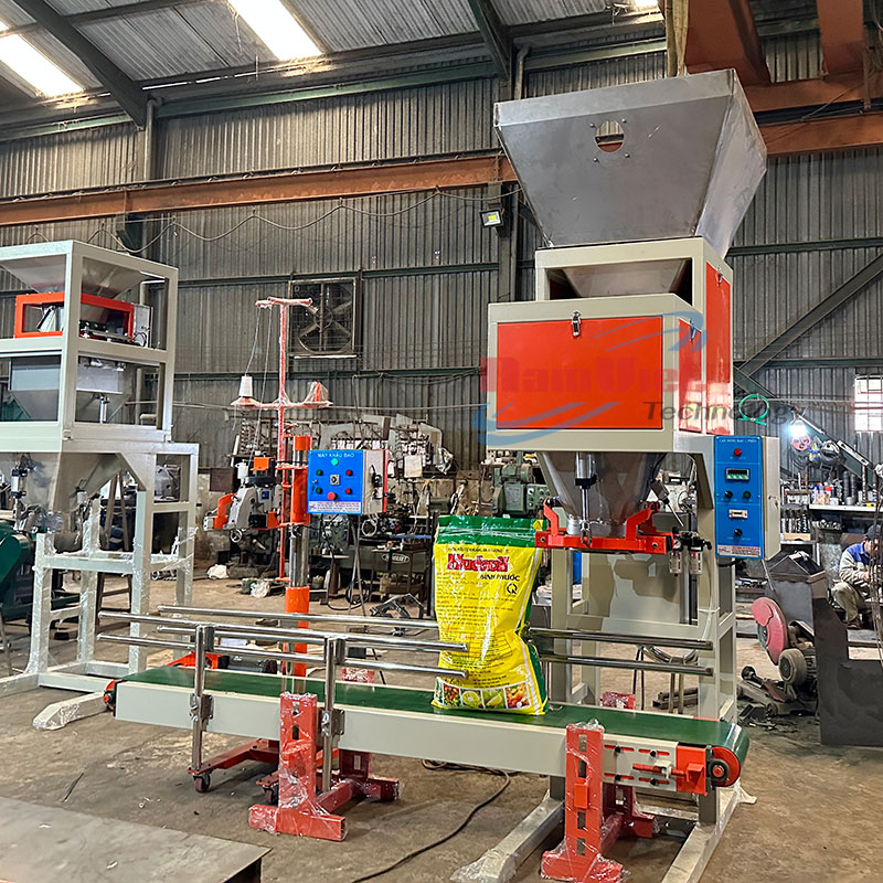 Cân đóng bao thóc lúa 1 phễu cân