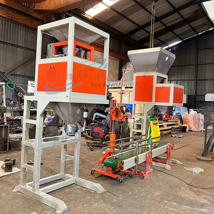 Cân đóng bao thóc lúa 1 phễu cân